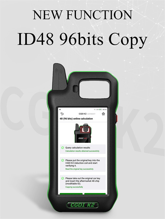 CGDI K2 スマートキー ツールを使用して VAG ID48 96 ビット チップをコピーする方法 : Welcom to my blog